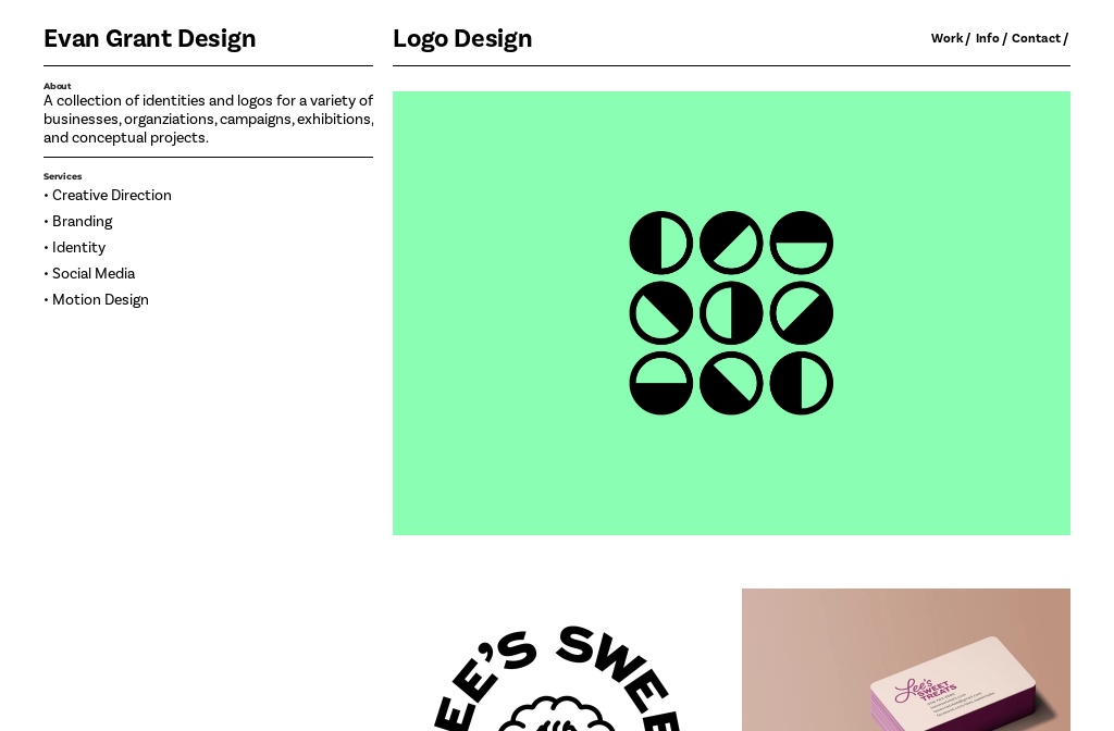 Evan Grant Design — Logo Design