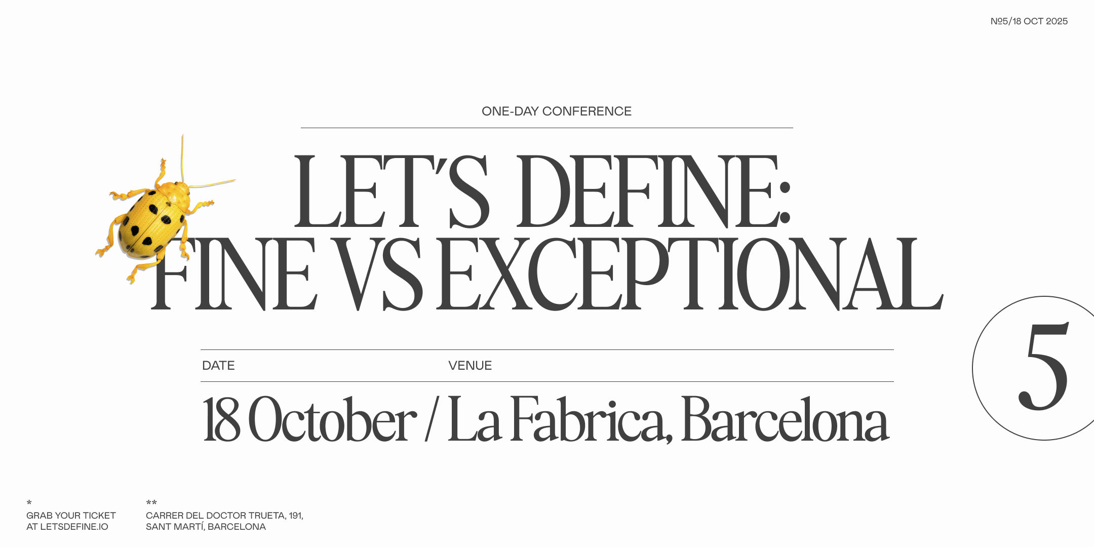 Let's Define: Fine vs Exceptional