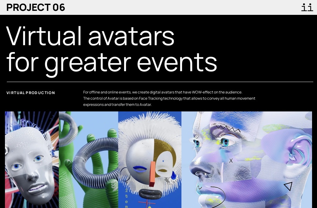 interactive items — avatars
