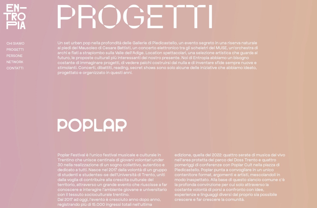 Entropia APS — Progetti