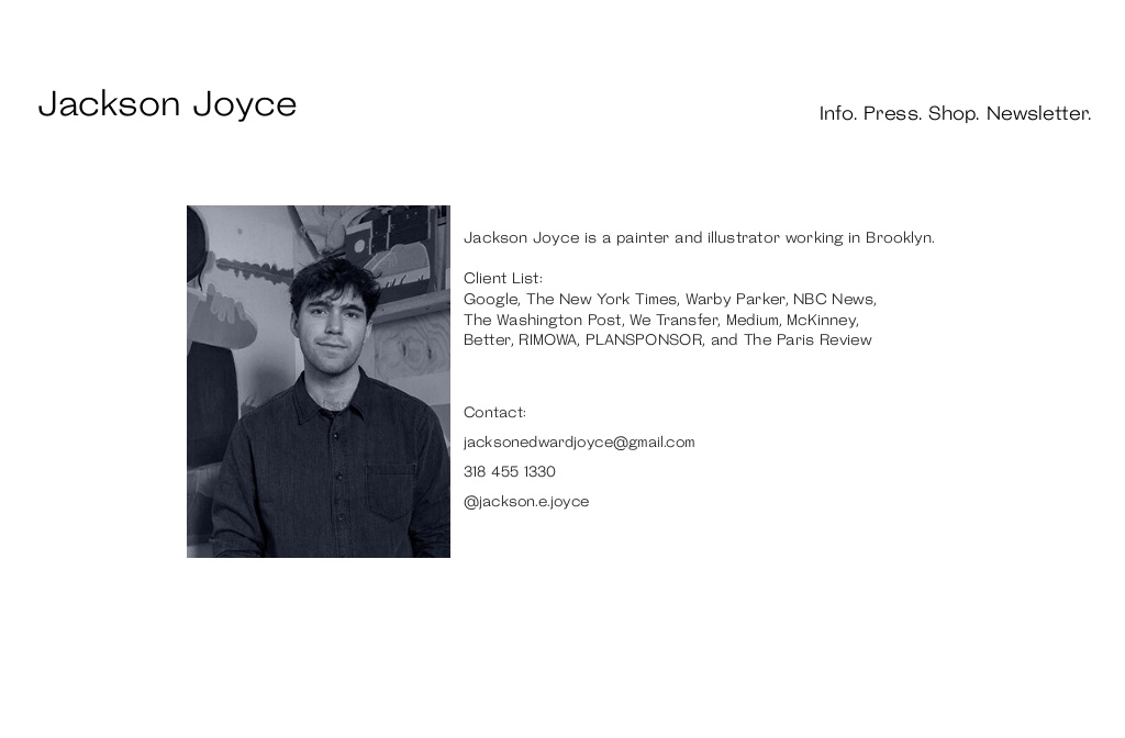 Jackson Joyce — About