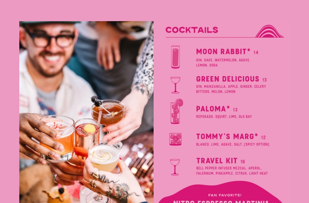 Pink Rabbit — MENU