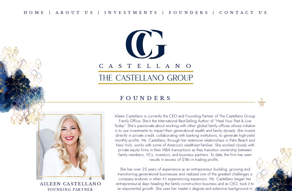 THE CASTELLANO FAMILY OFFICE — Team