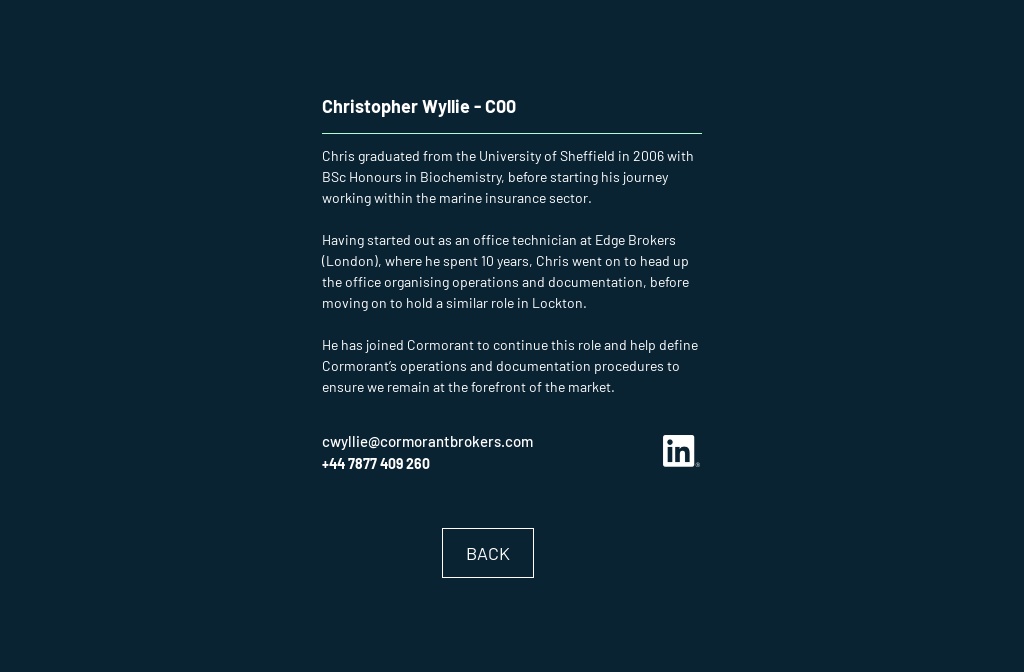 Cormorant Brokers Ltd — Page 5