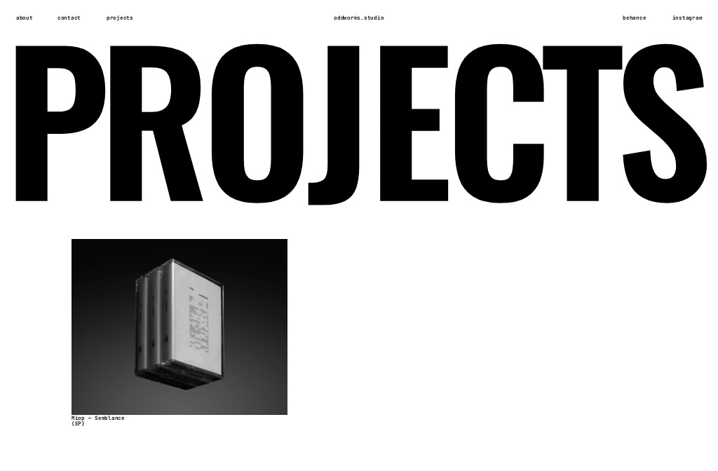 oddworks.studio — projects