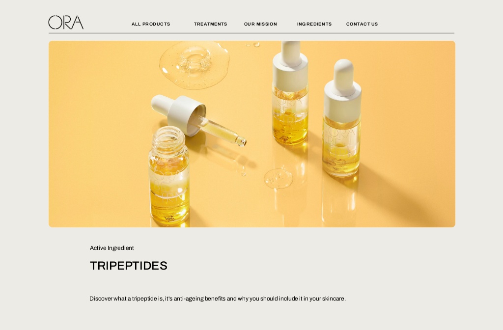 Tripeptides | ORA Skincare