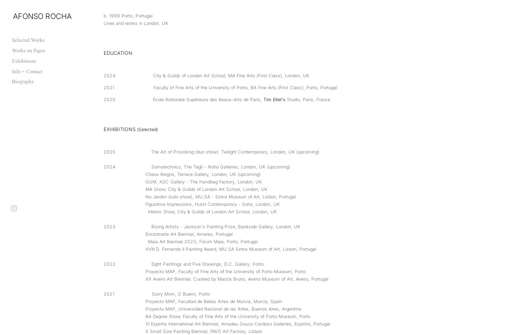 Afonso Rocha — Biography