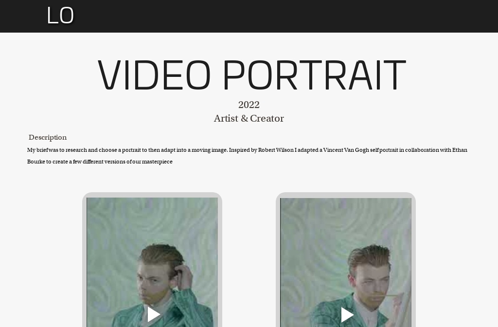 Lochie Odgers — Video Portrait