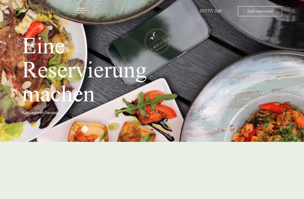 Golden Fox Restaurant — Reservierung
