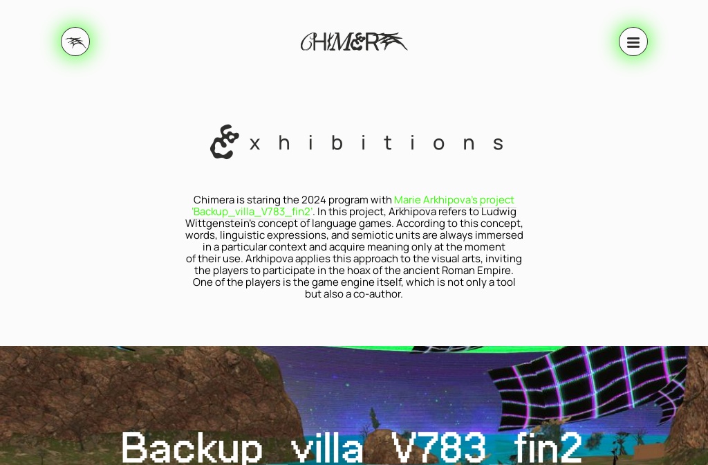 Chimera Platform Exhibitions