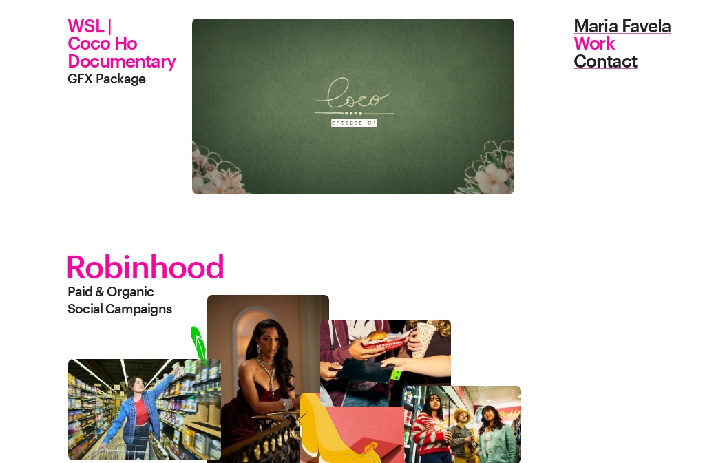 Maria Favela Portfolio — Work