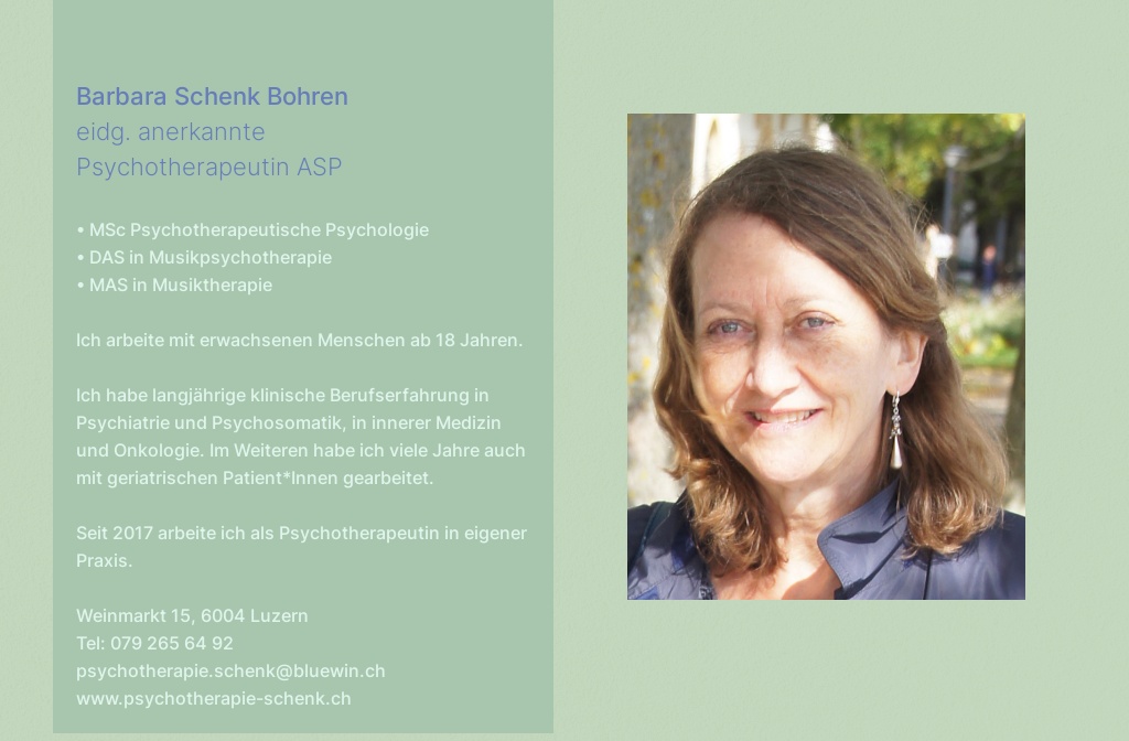 Barbara Schenk Psychotherapie