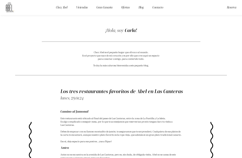 Chez Abel — Blog