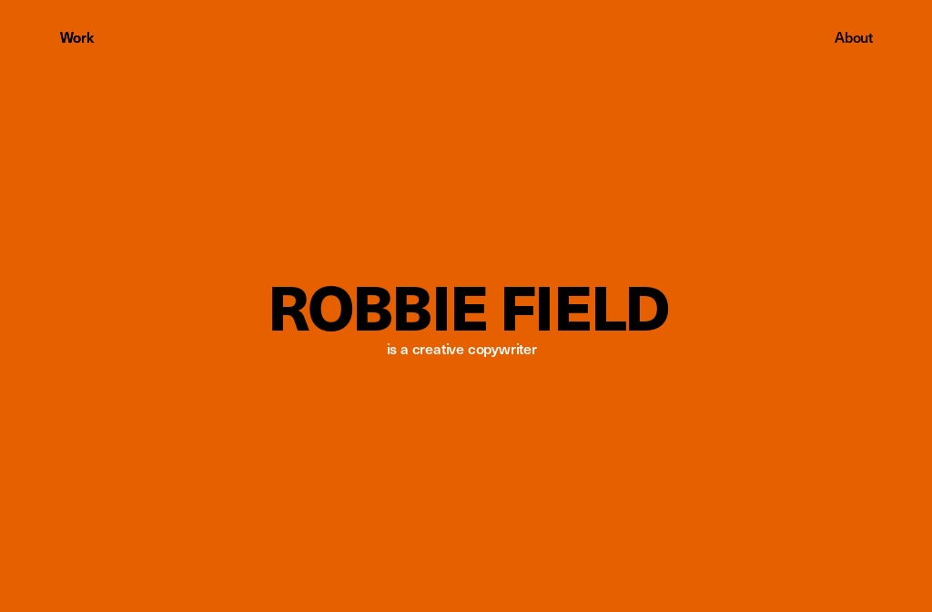 ROBBIE FIELD