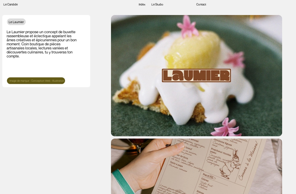 Le Candide Studio — Le Laumier