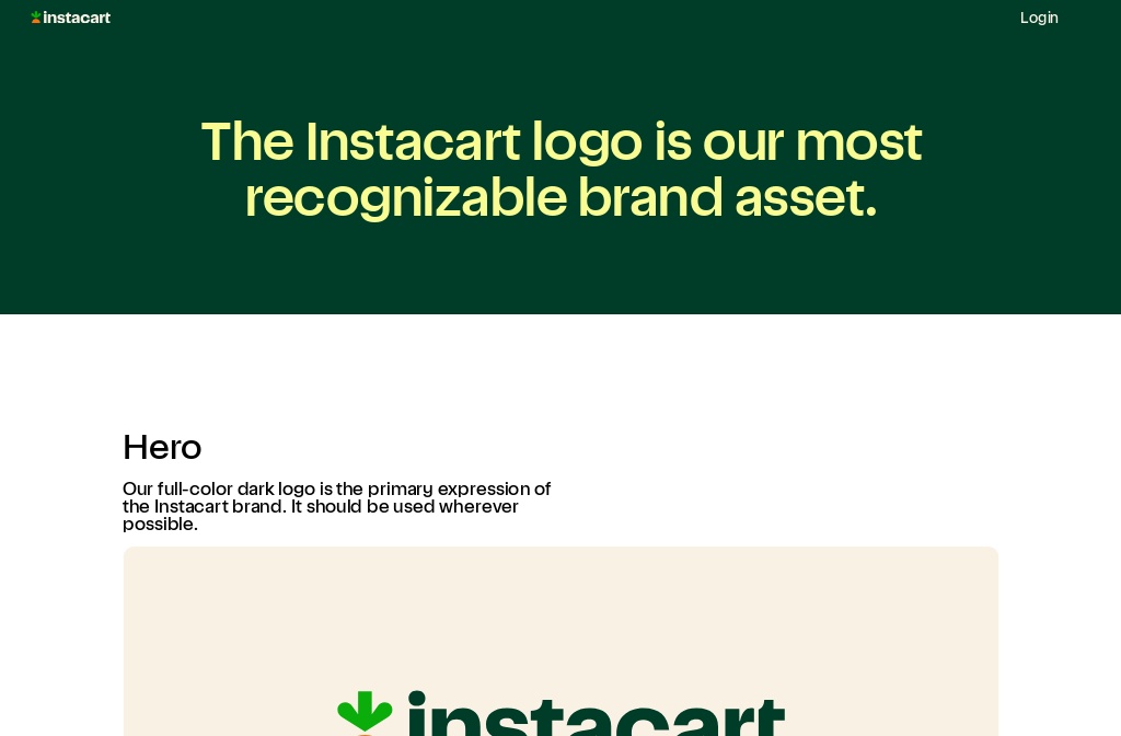 Instacart Brand Guide — Logo