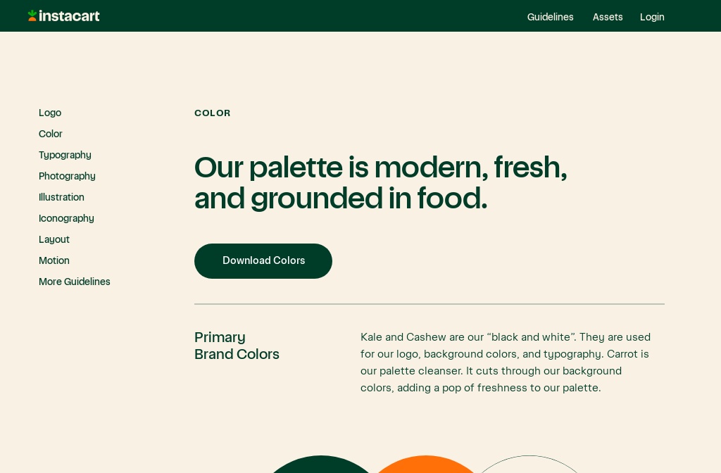 Instacart Brand Guide — Experiment