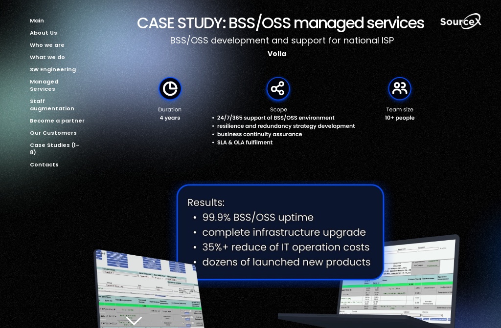 SourceX profile — case study