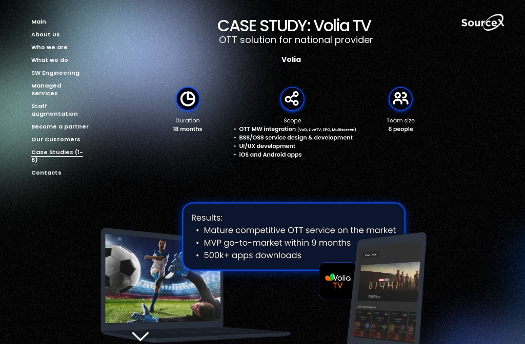 SourceX profile — case study