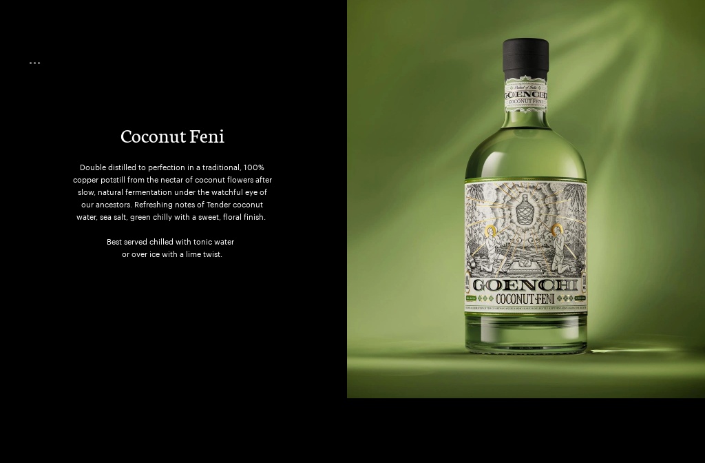 Goenchi Feni — Coconut Feni