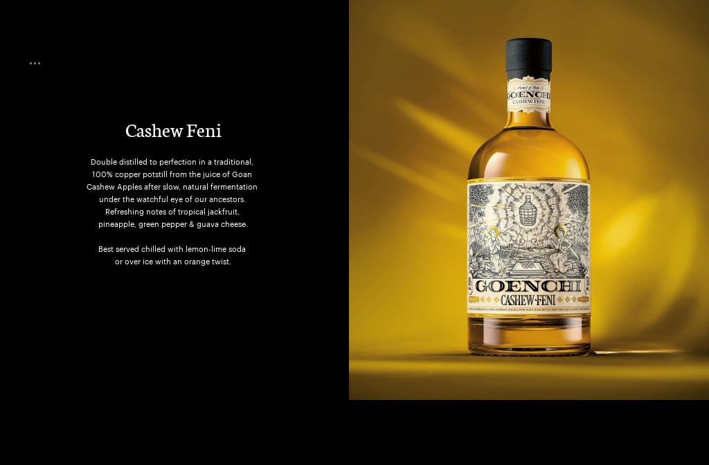 Goenchi Feni — Cashew Feni