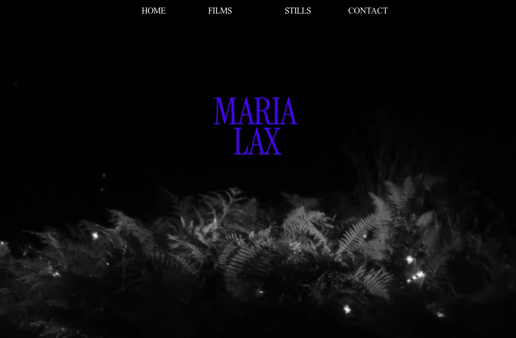 Maria Lax - Director & Photographer
