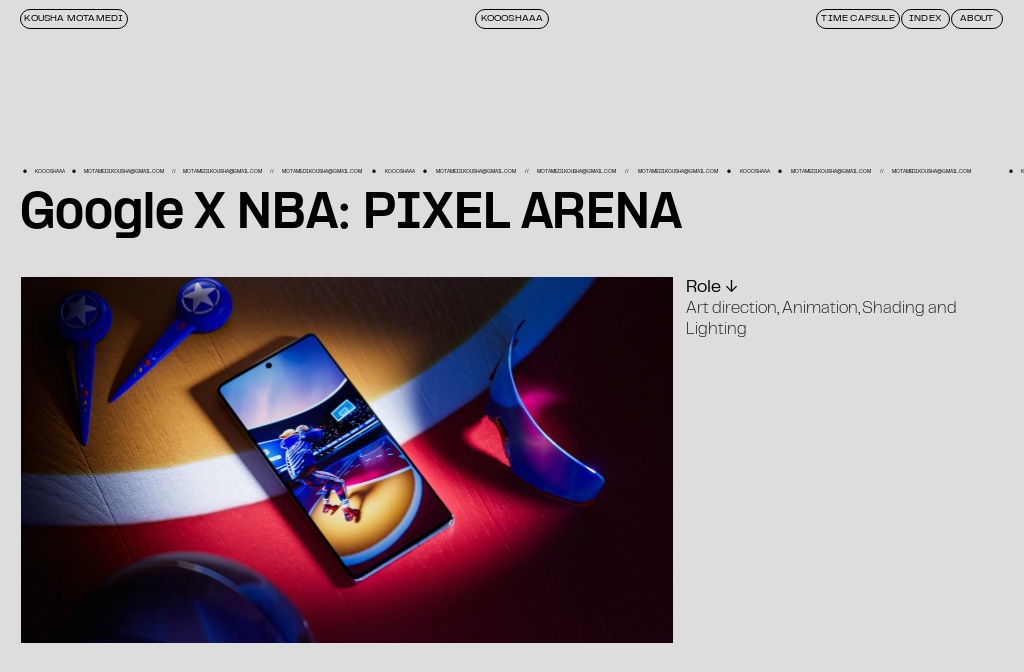 KOOOSHAAA - GOOGLE X NBA : PIXEL ARENA