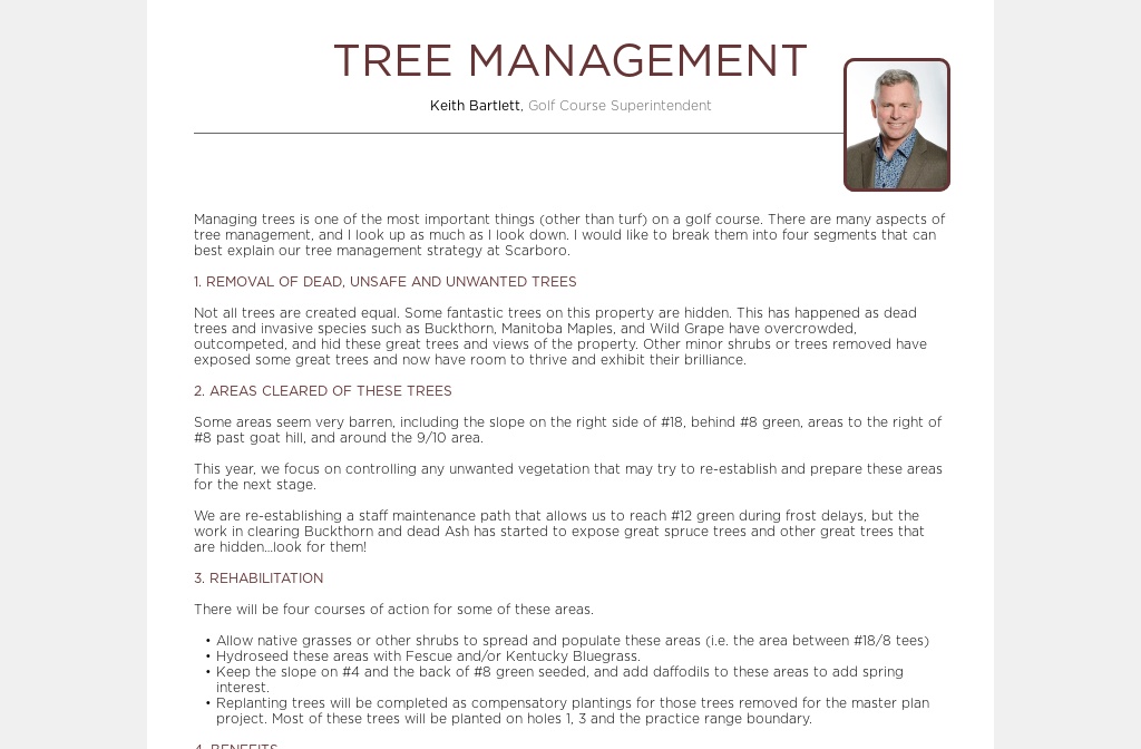 The 19th - July 14, 2023 — Tree Management