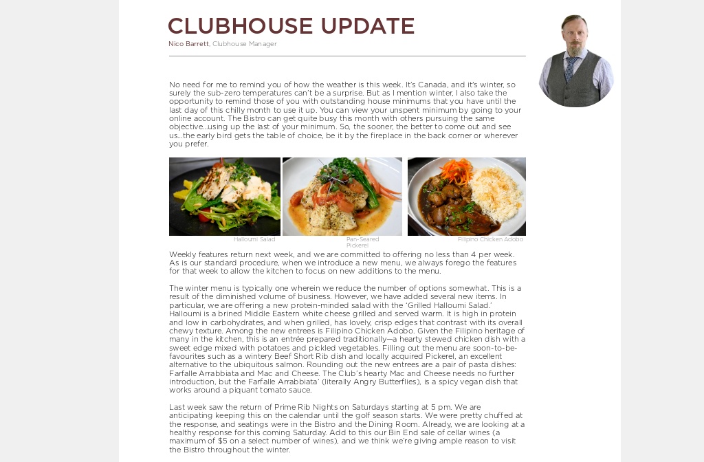 The 19th - January 19, 2024 — Clubhouse Update