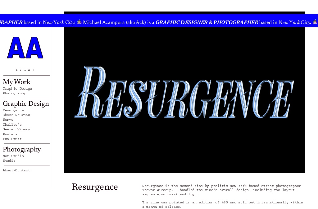 Ack's Art — resurgence
