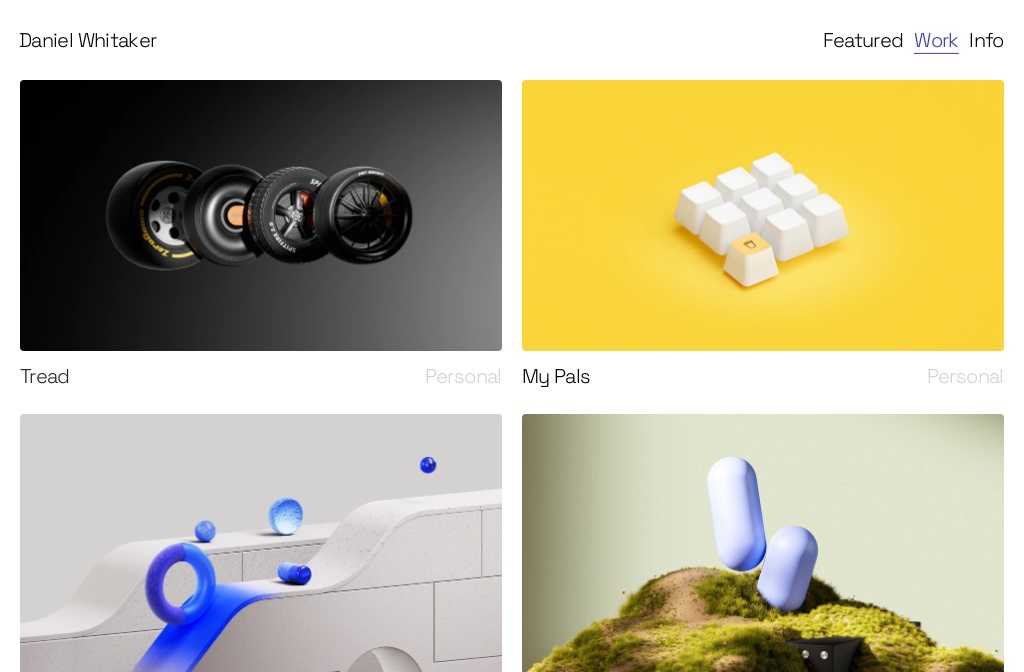 Daniel Whitaker — Work