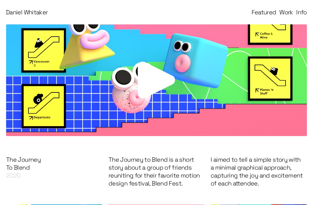 Daniel Whitaker — The Journey To Blend