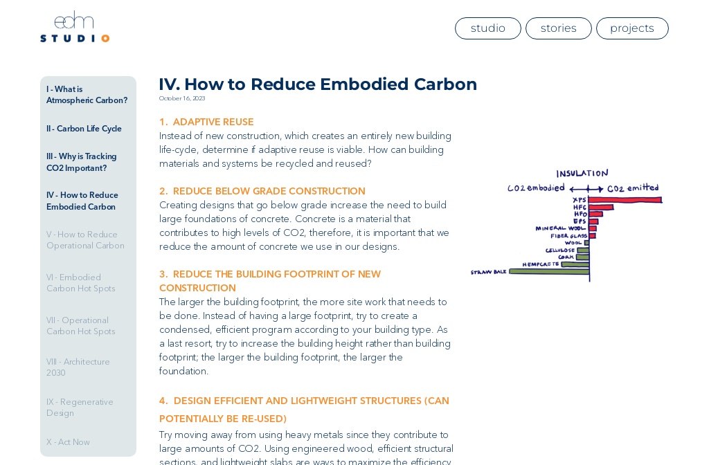 edmSTUDIO - HOW TO REDUCE EMBODIED CARBON