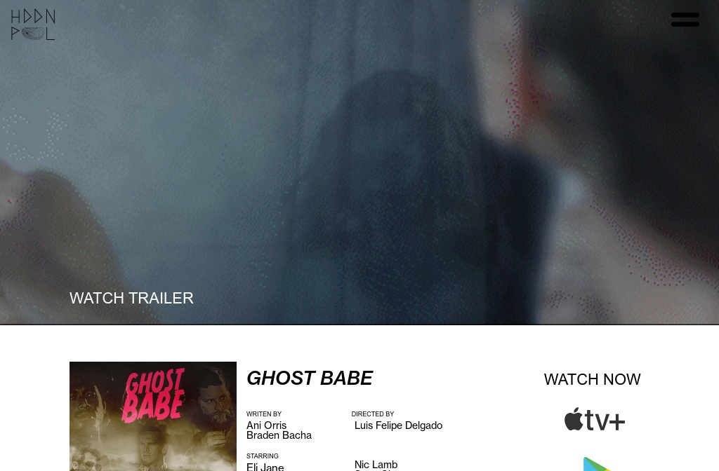 Hidden Pool Productions — GHOST BABE