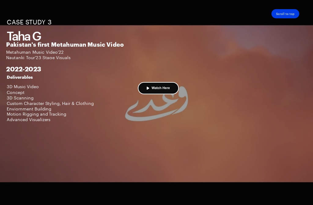 KCR Studio — Taha G Case Study