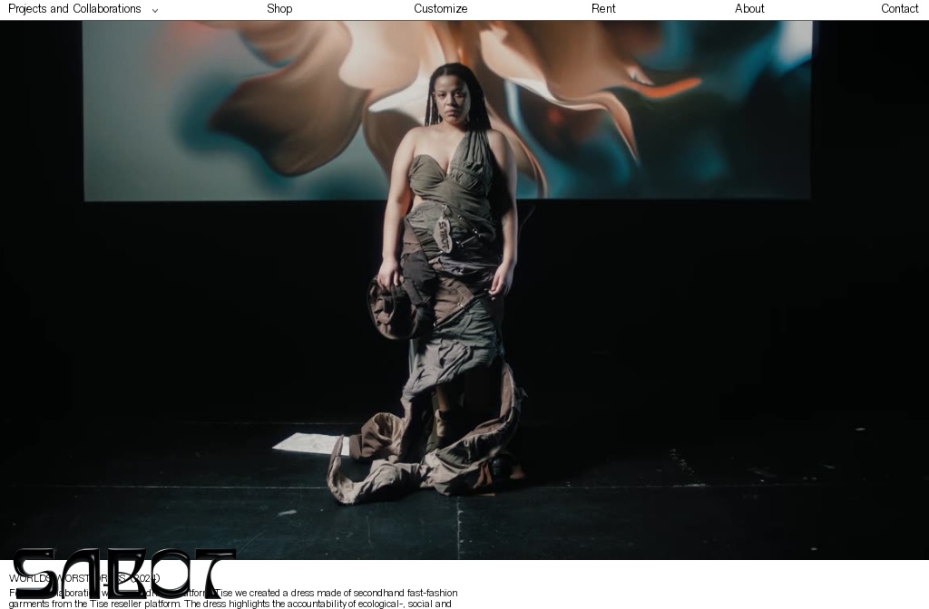 Sabot — Projects & Collab - Tise