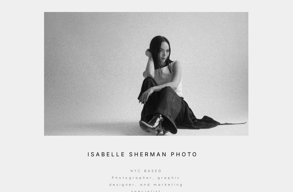 Isabelle Sherman Portfolio