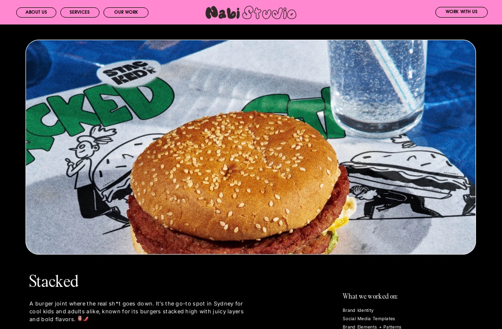 Nabi Studio — Stacked Portfolio Project