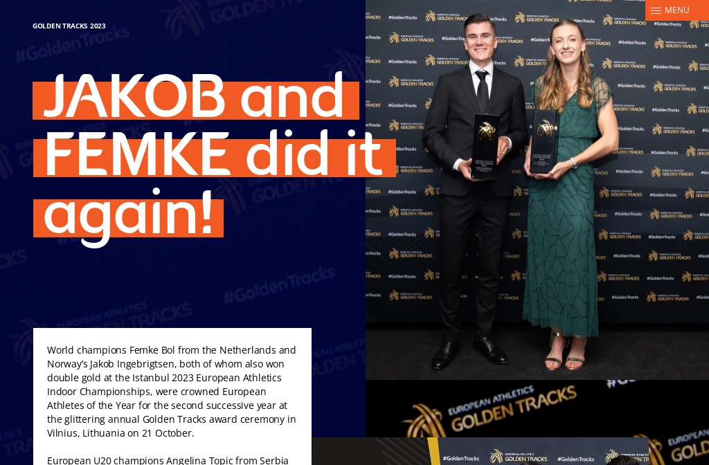 EA: Inside Track magazine - Winter 2023-24 — Golden tracks 2023