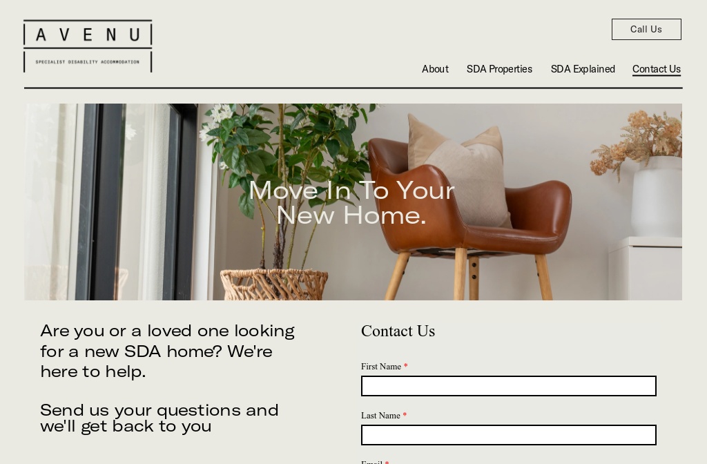 Contact Avenu | Find an SDA Home