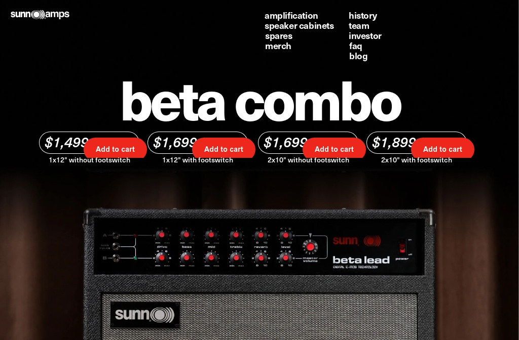 Sunn Amplification — beta combo