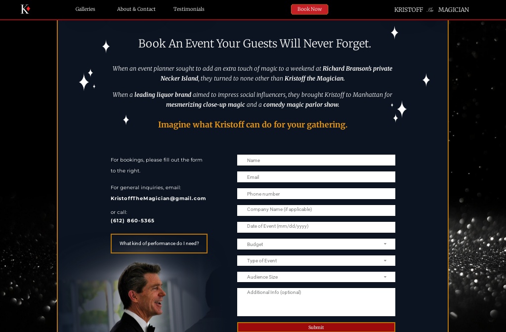 Kristoff The Magician — Book