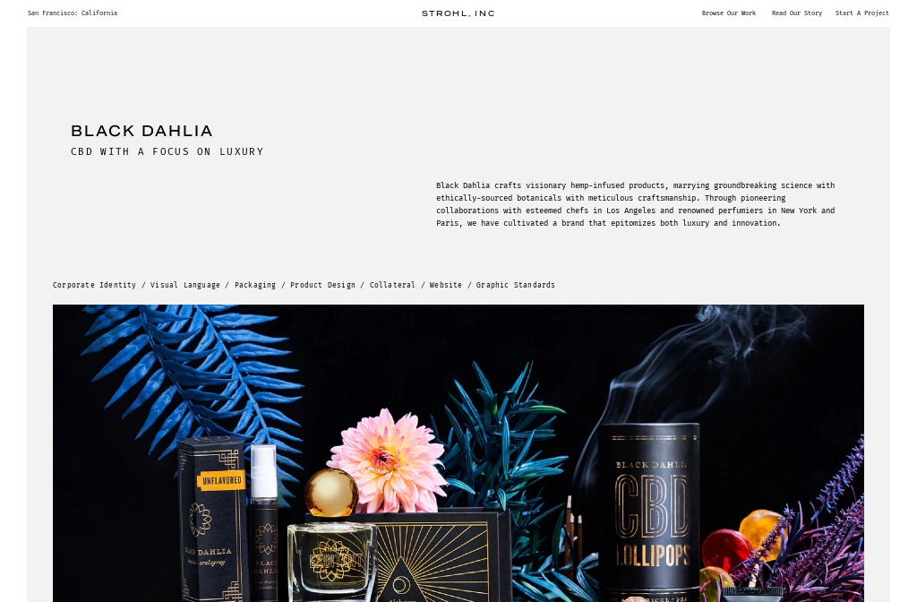 Luxury brand and packaging for ethically-sourced hemp and cannabis ...