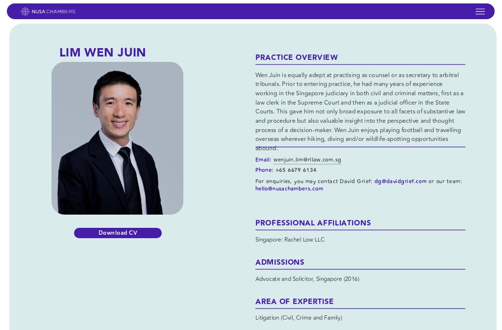 Member: Lim Wen Juin