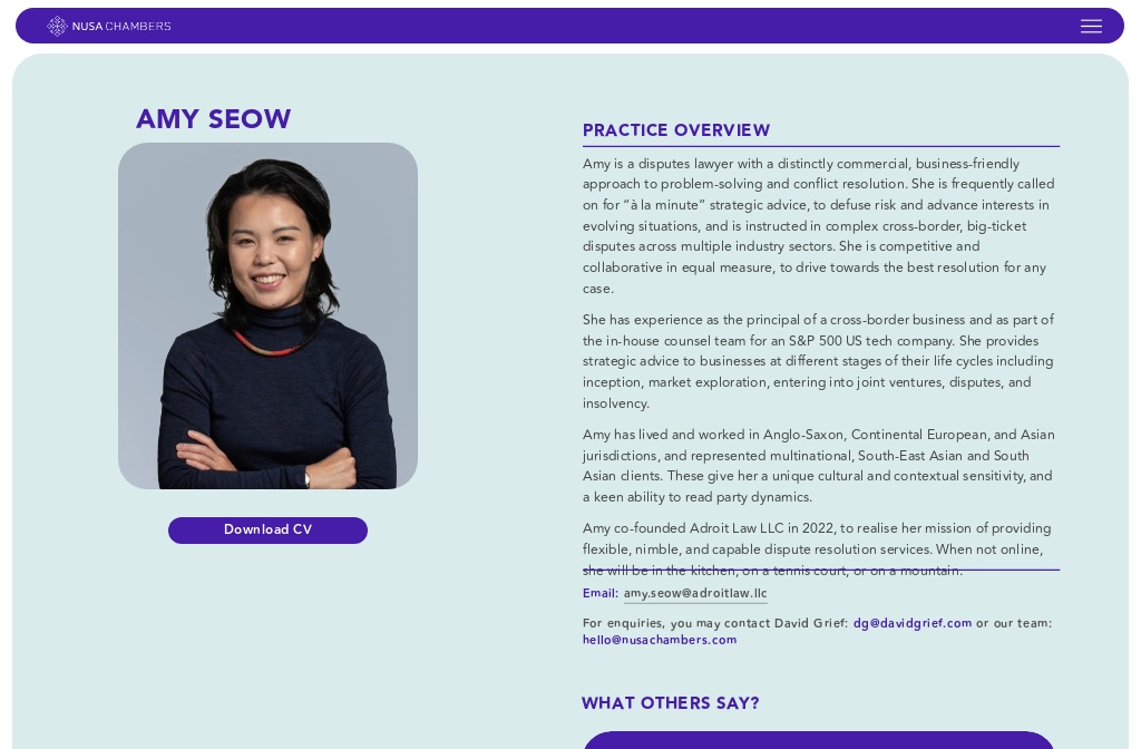 Member: Amy Seow