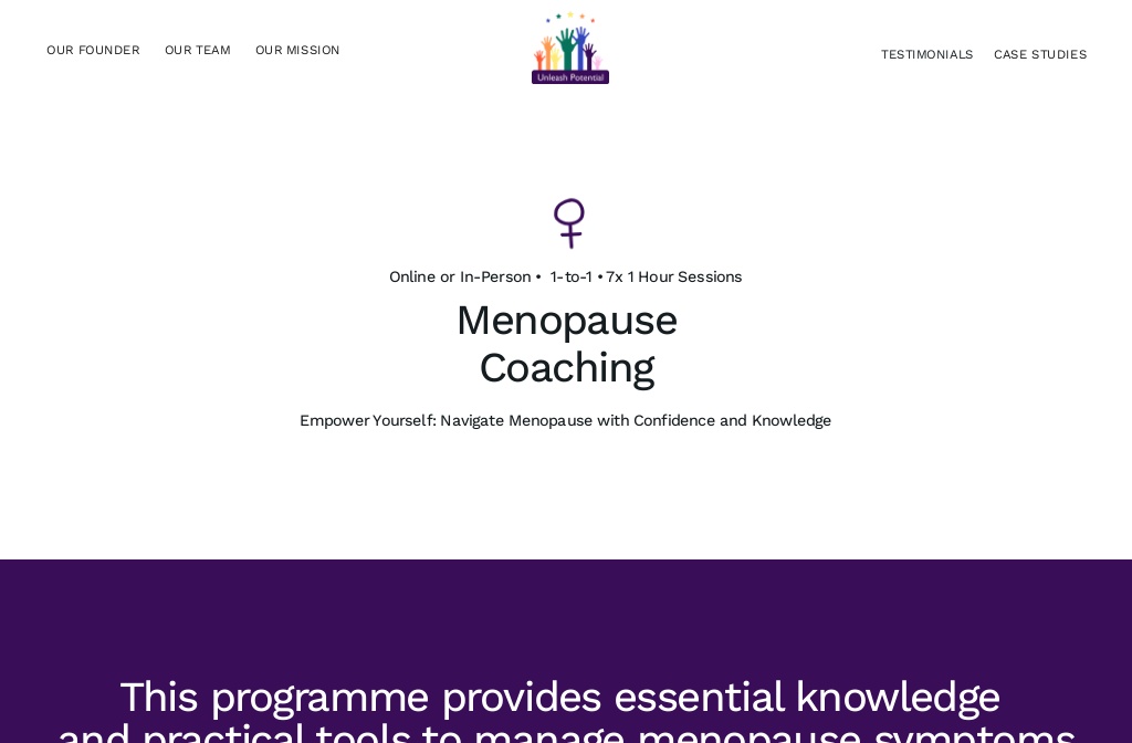 Menopause Coaching