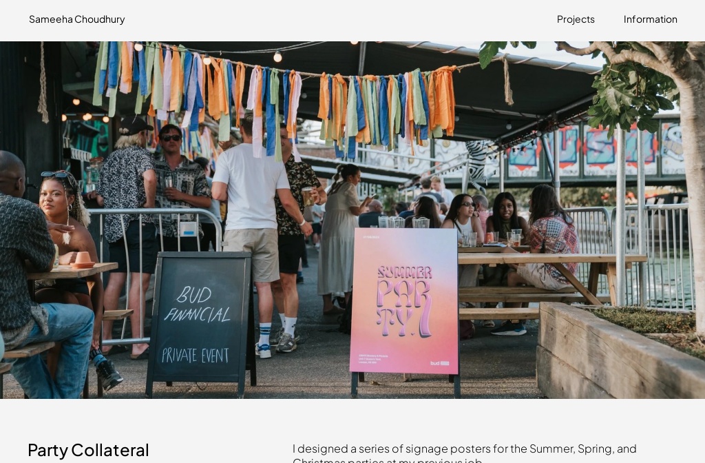 Projects — Party Collateral