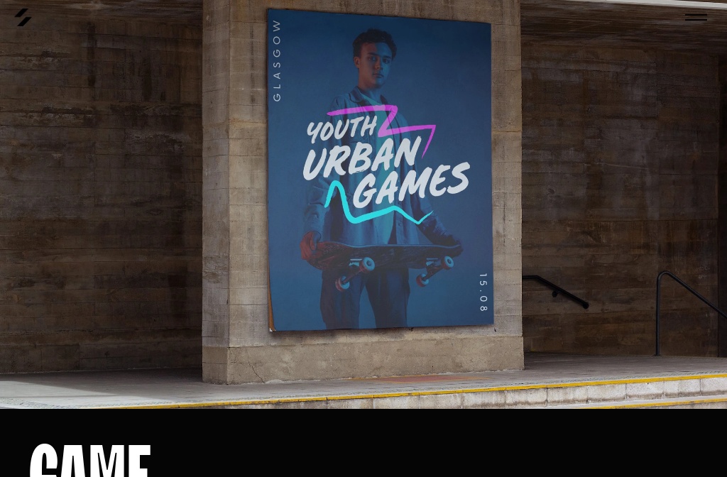 Youth Urban Games Glasgow: Event Branding