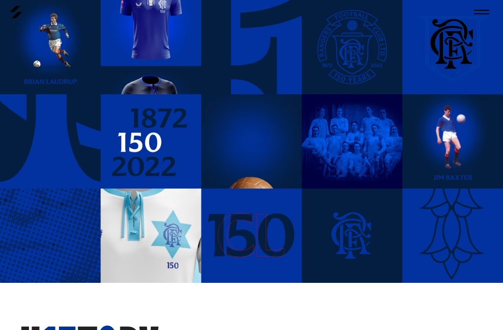 Rangers FC : 150th Anniversary Brand Identity