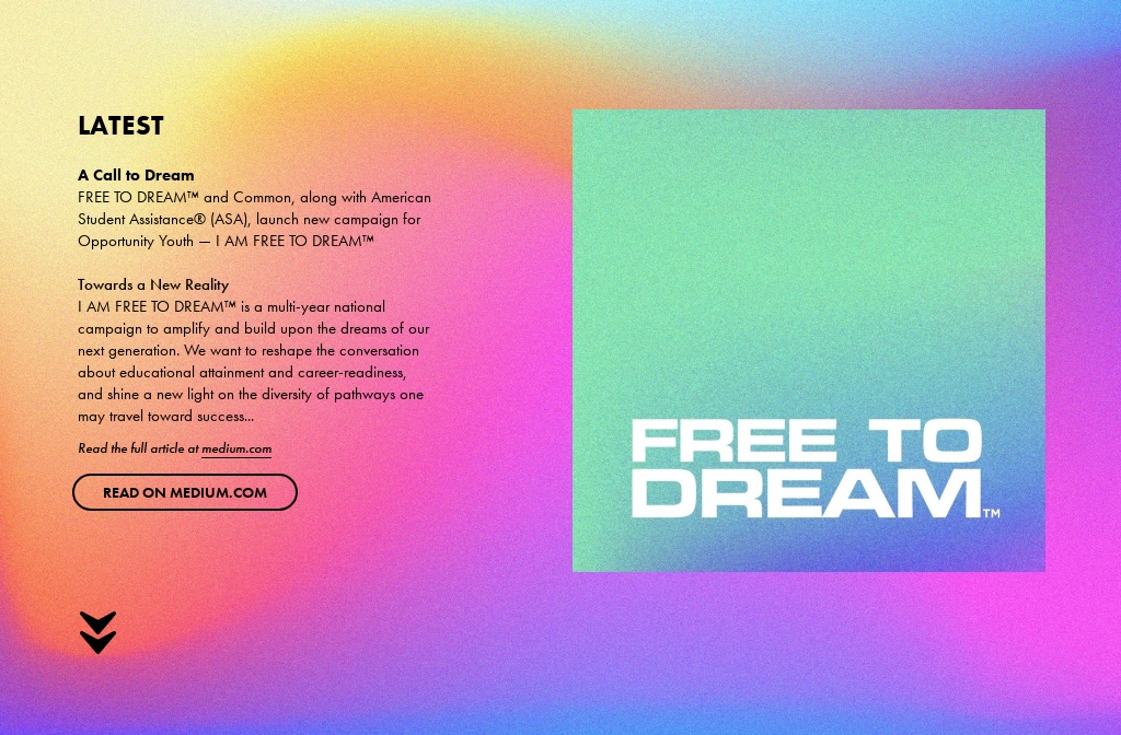 FREE TO DREAM | OUR CAMPAIGN